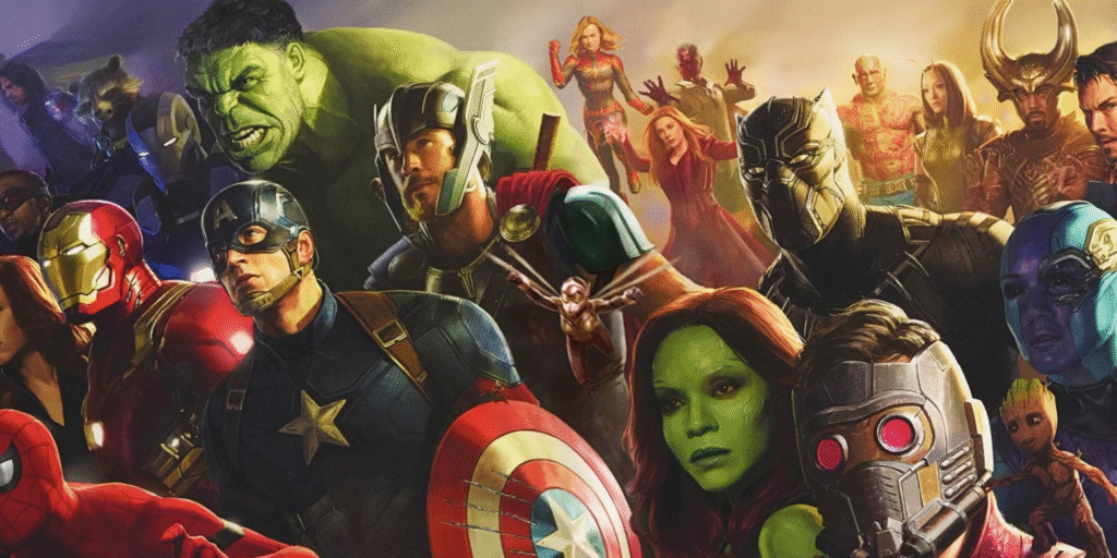 Marvel divulga nova arte do MCU com seus heróis da saga do multiverso ...